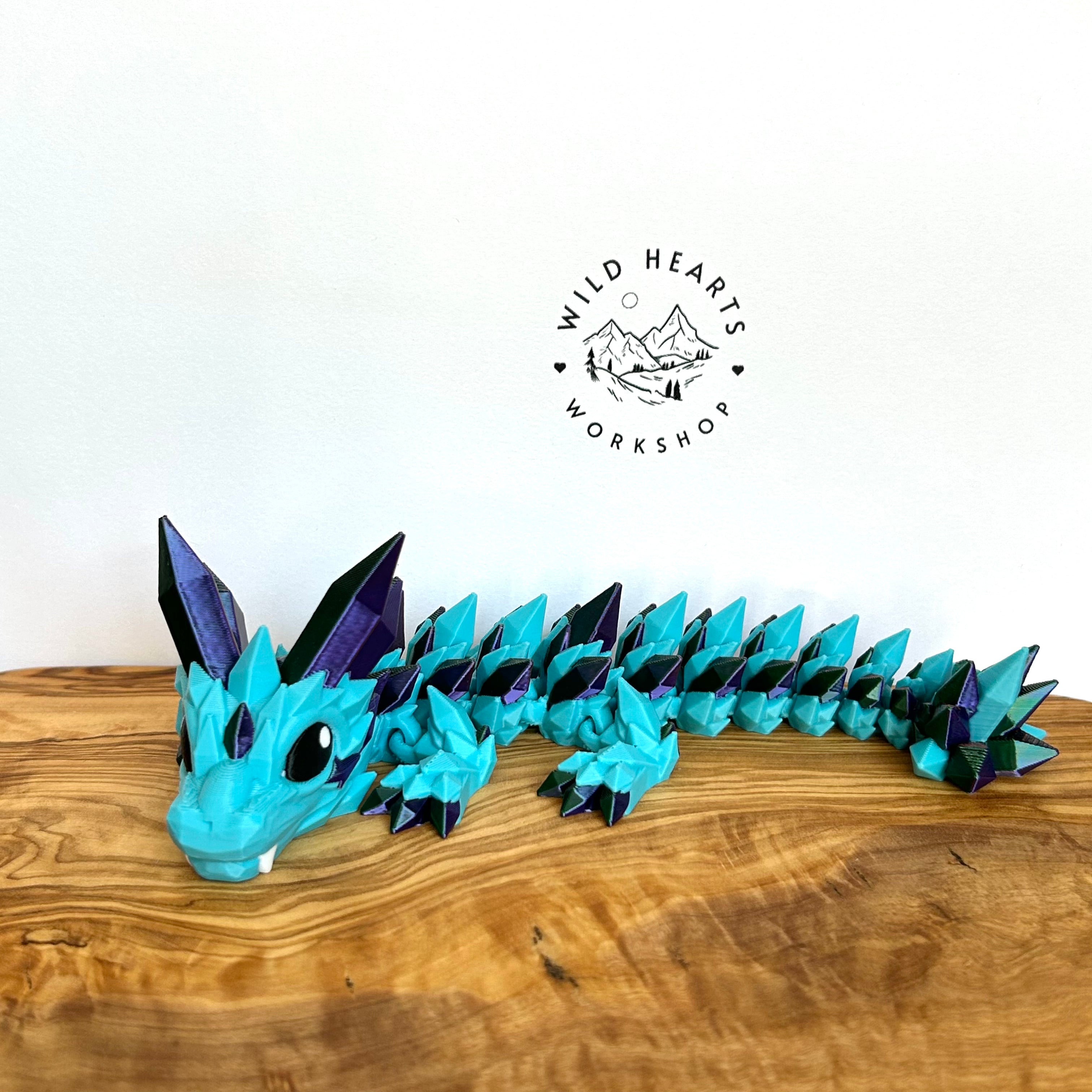 8" Baby Crystal Dragon Fidget Toy – Wild Hearts Workshop